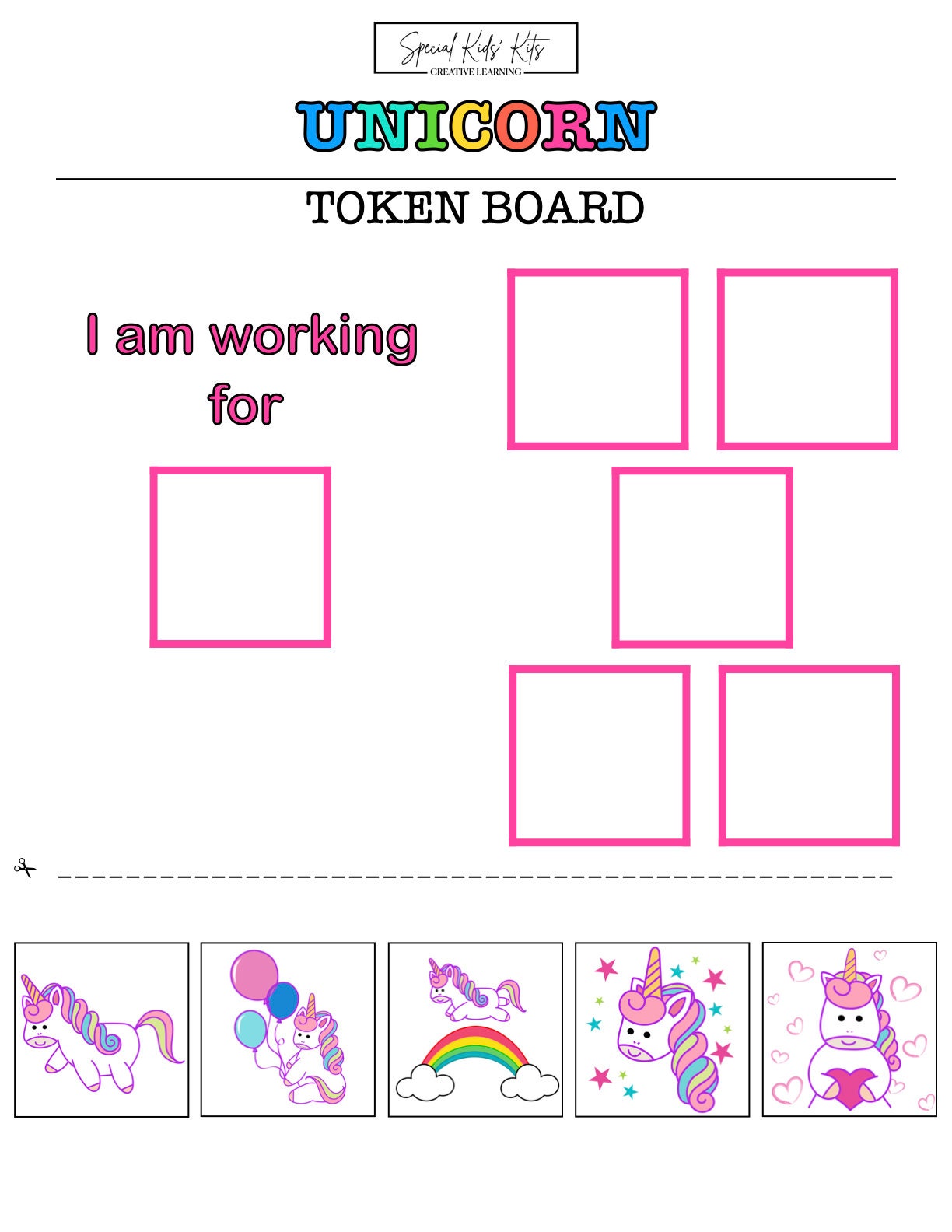 Instant Download Printable Kid Token Boards Printable Token Board ...