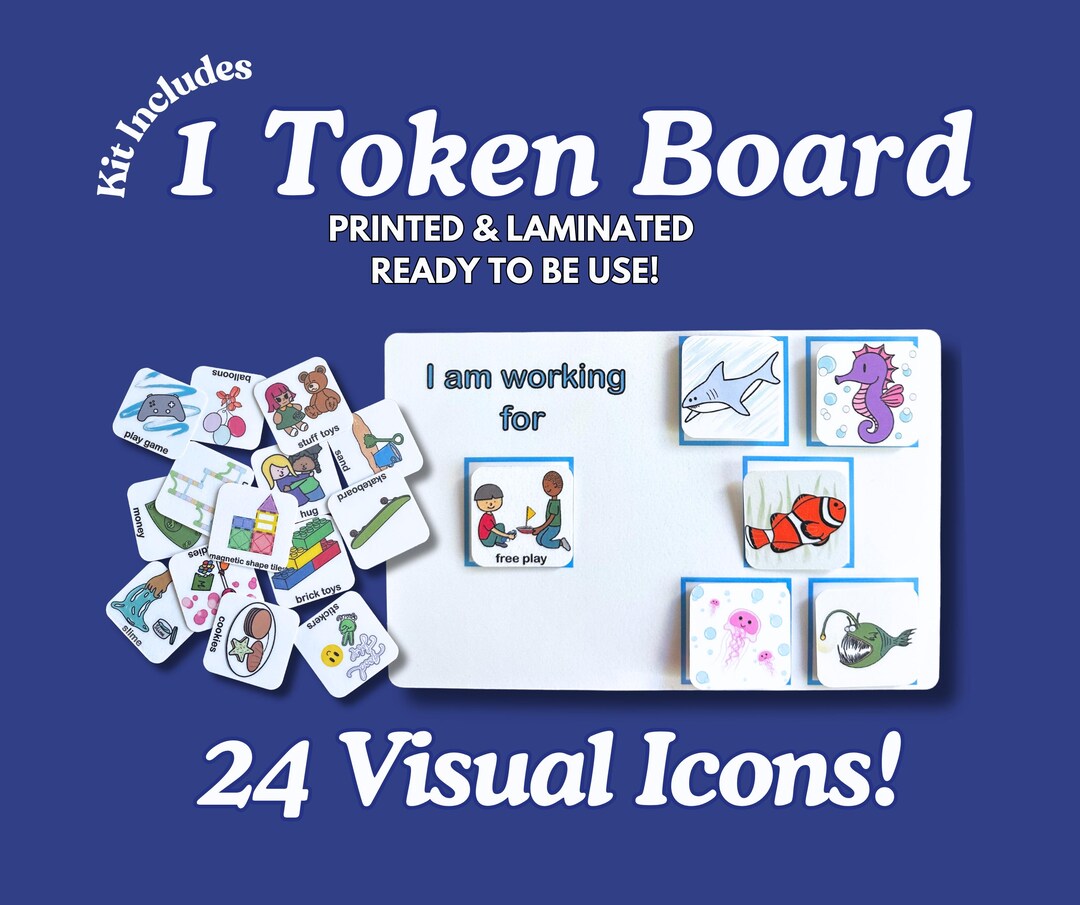 Laminate Kid Token Boards Laminatedtoken Board Laminate Autism Laminate ...