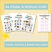 Printable Kids Daily Routines Bundle Visual Schedule Kit for Autism ...