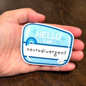 Sticker for Neurodivergent Identity Sticker for Sped ...