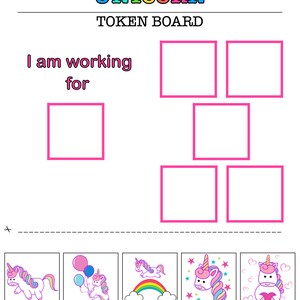 Instant Download Printable Kid Token Boards Printable Token Board ...