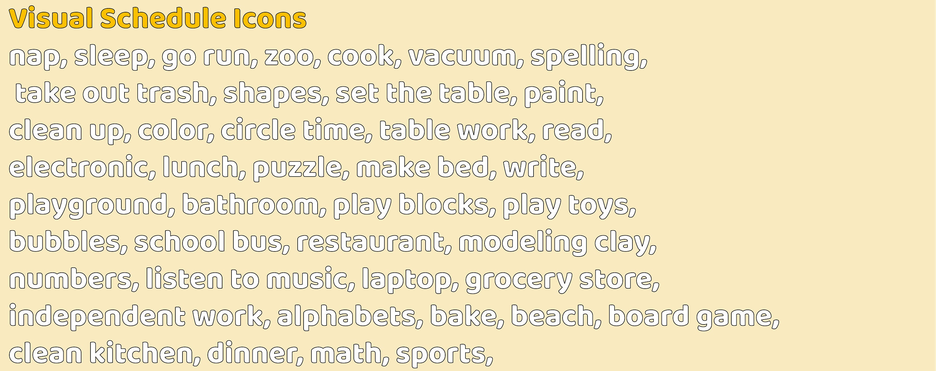 Instant Download First and Then Visual Schedule Autism Now and Next ...