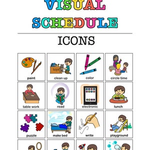 Instant Download First and Then Visual Schedule Autism Now and Next ...