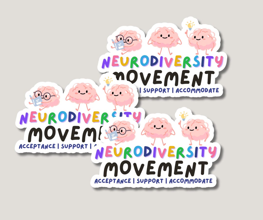 Neurodiversity Movement Sticker for Sped Teacher Sticker for ...