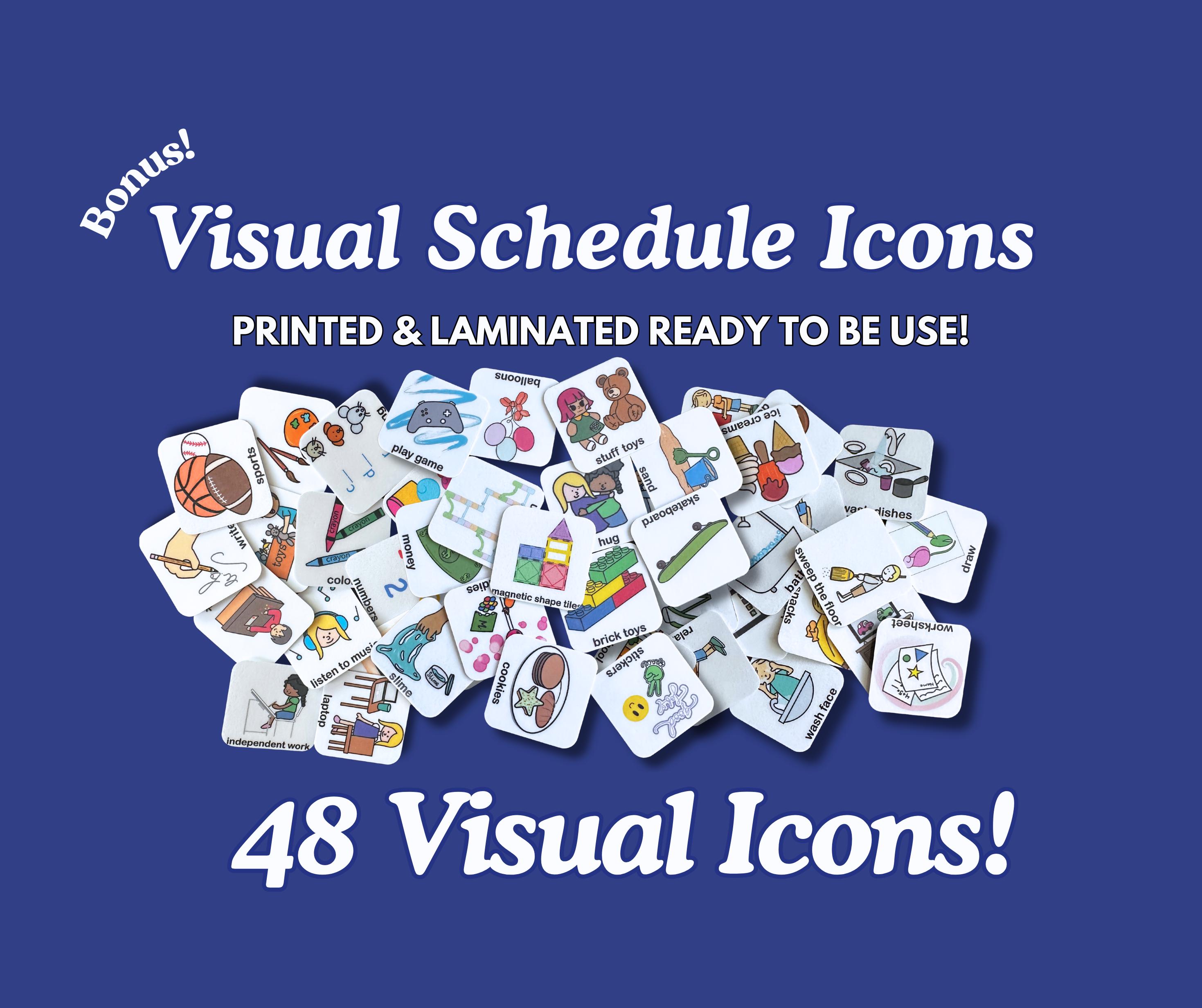 First and Then Visual Schedule Autism Now and Next Board Pecs Printable ...