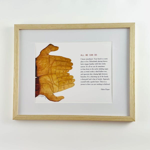 Poetry Broadside - Etsy