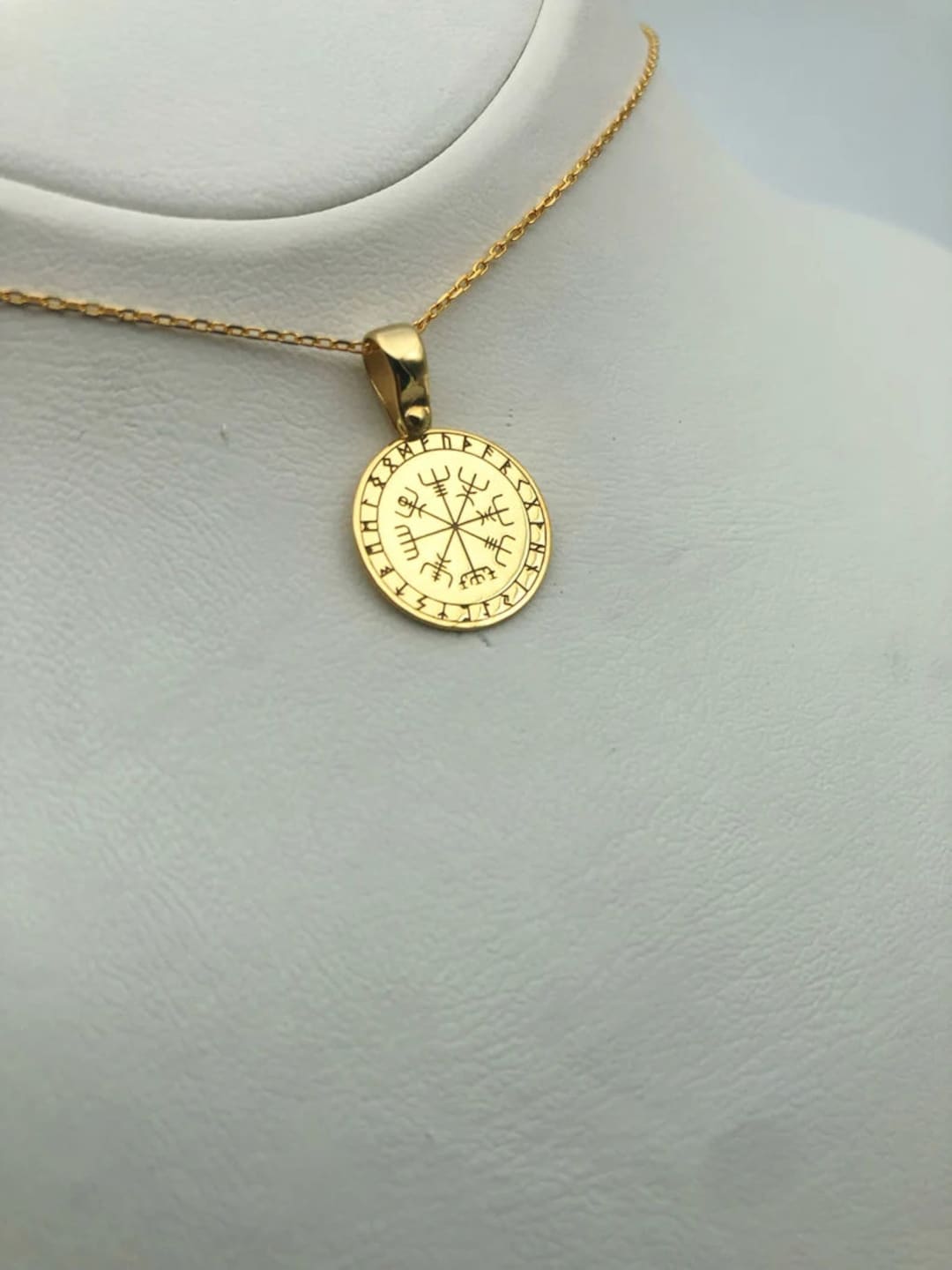 Viking Arrow Necklace, 14K Gold Odin Spear Necklace, Nordic Pendant ...