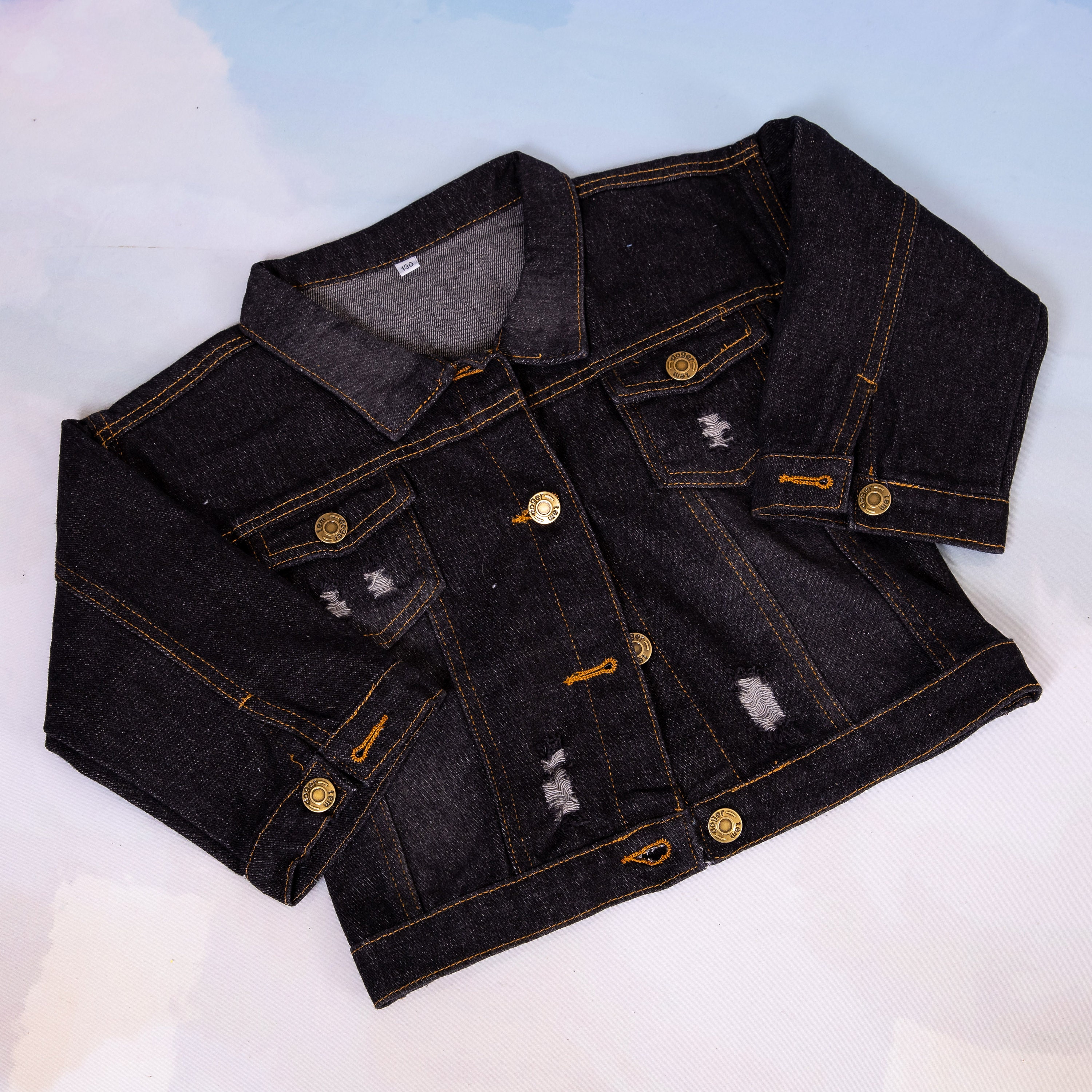 Kids Jean Jacket, Personalized Denim Jacket, Chenille Patch Jacket for ...