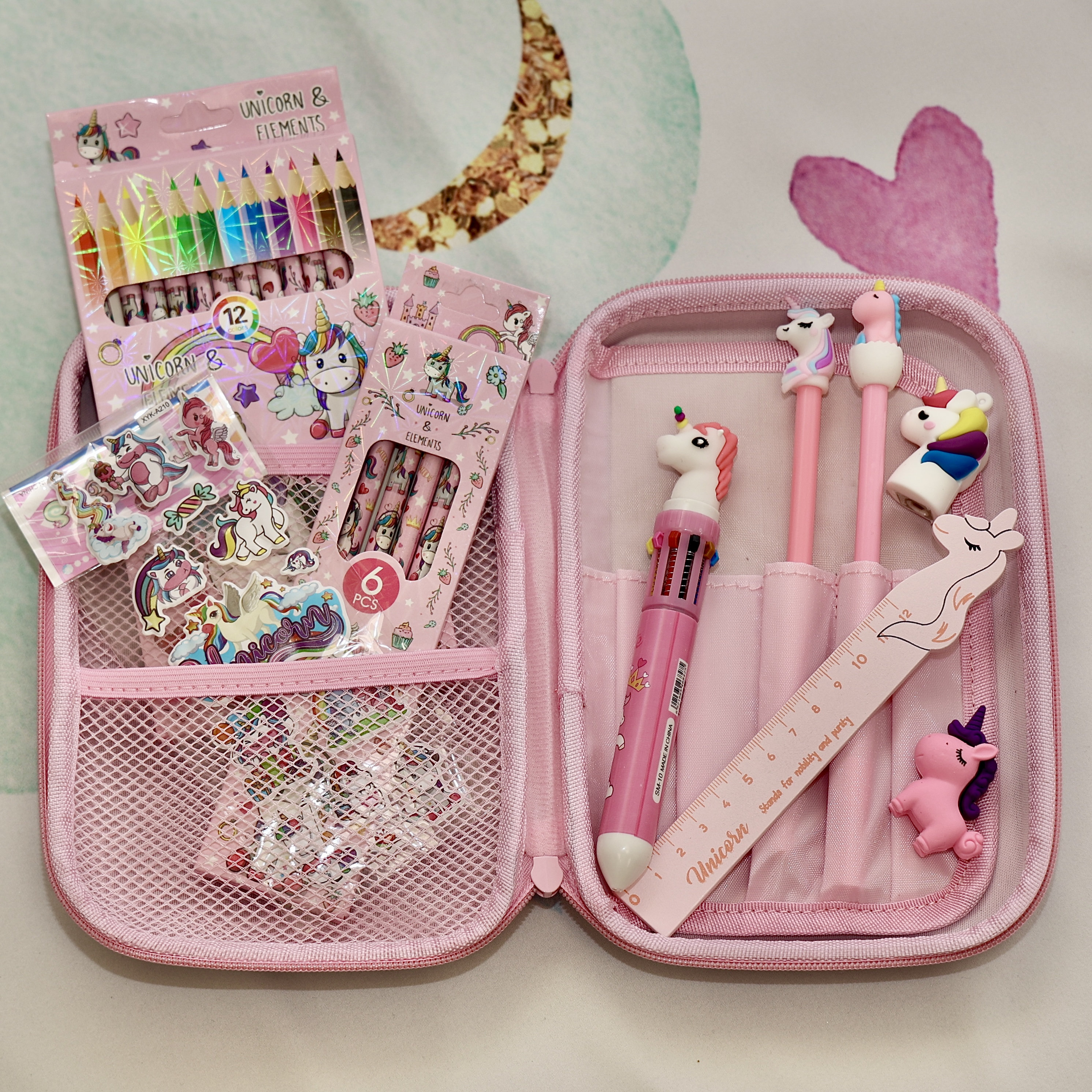 Unicorn School Supplies, Personalized Unicorn Pencil Case, Unicorn ...