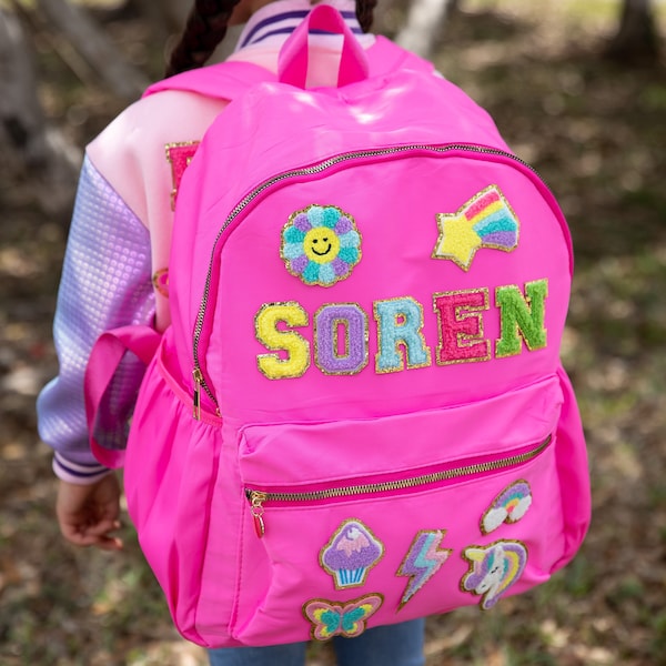 Nylon School Backpack - Etsy