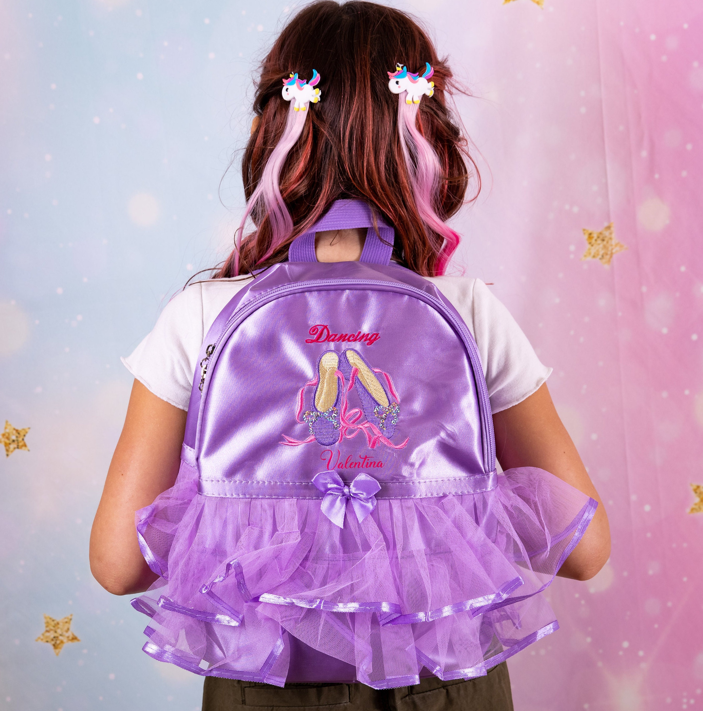 Ballet Girls Backpack, Dancing Backpack for Little Girl, Custom ...