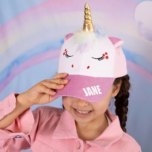 Unicorn Baseball Cap, Kids Unicorn Baseball Caps, Children's Unicorn ...
