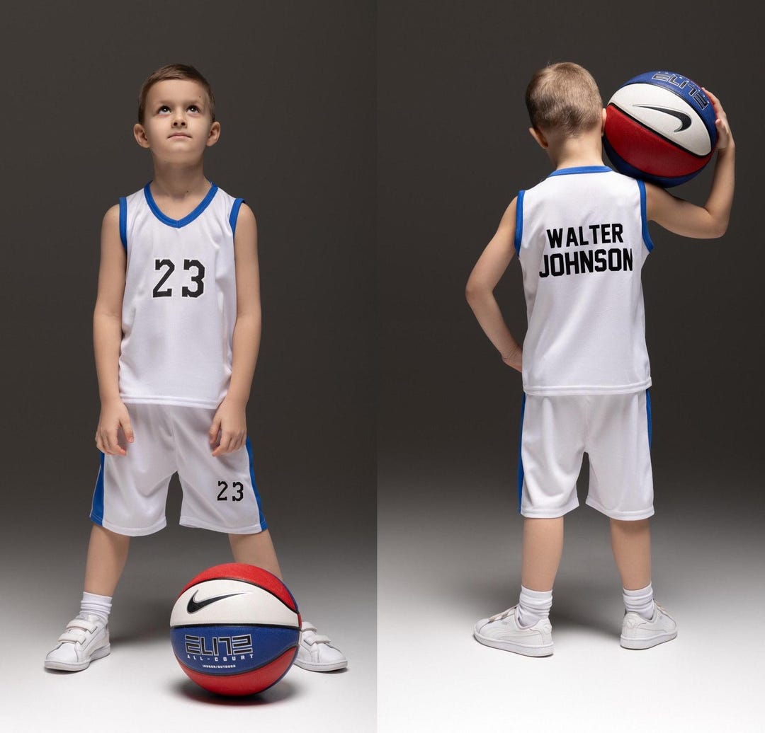 23 Boys Basketball Jersey Set, Custom #23 Basketball Set , Personalized ...