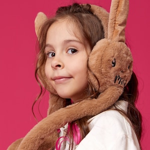 Moving Ears Earmuffs, Kids Bunny Custom Earmuffs, Warm Earmuffs, Kids ...