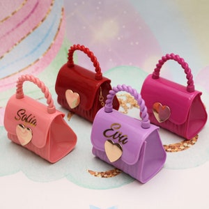 Personalized Bag, Kids Mini Shoulder Bag, Toddler Purse, Little Girl ...