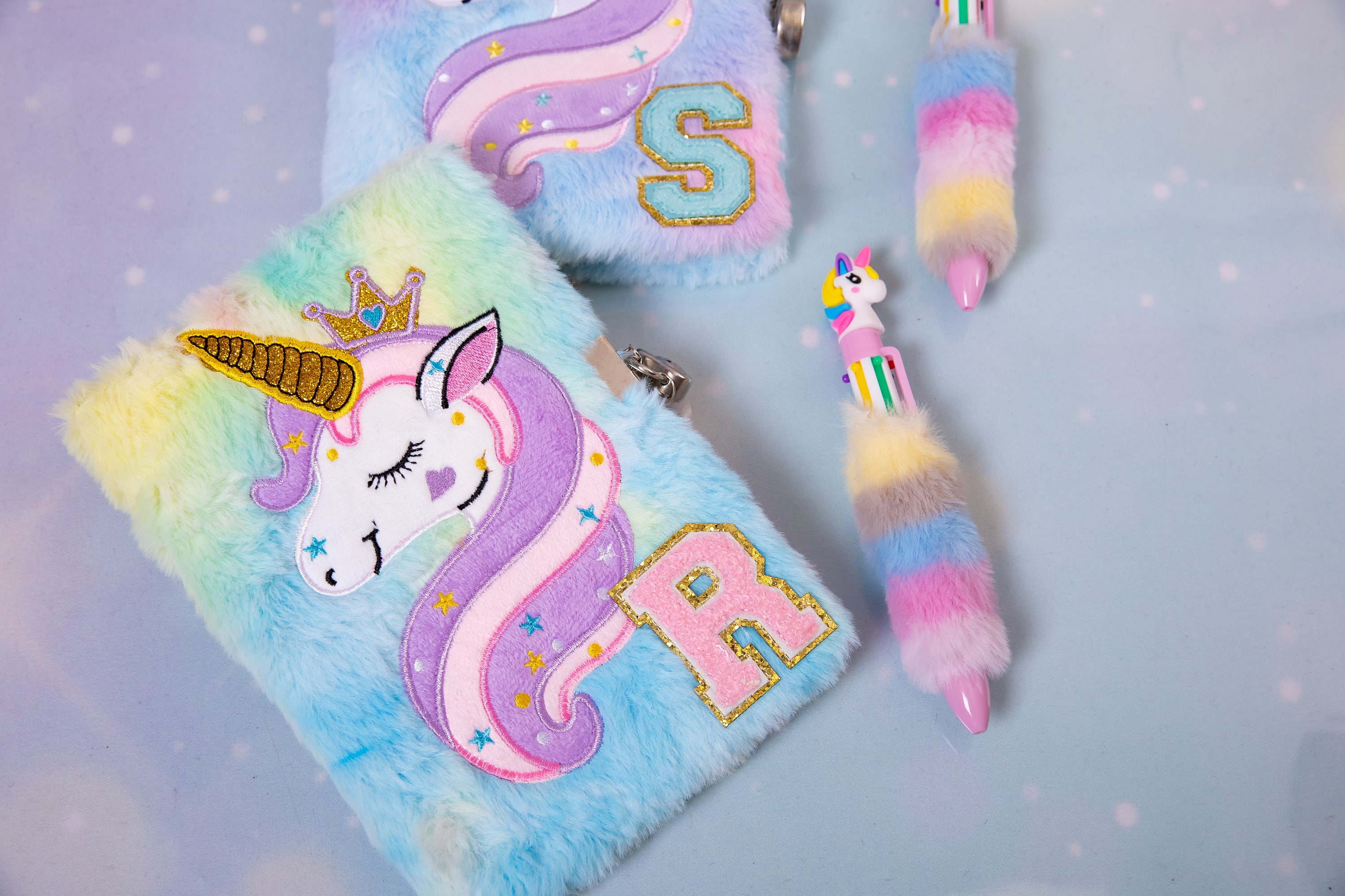 Custom Unicorn Fluffy Diary: Kids Journal With Pen - Etsy