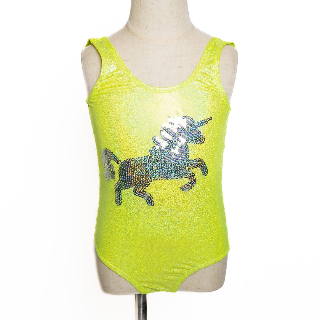 Personalized Sequin Girls Swimsuit, Unicorn Custom Swimsuits ...