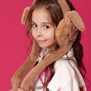 Moving Ears Earmuffs, Kids Bunny Custom Earmuffs, Warm Earmuffs, Kids ...