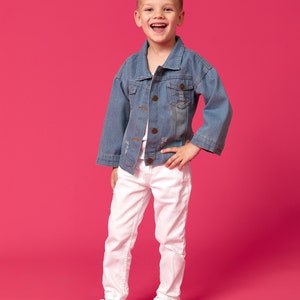 Personalized Boys Denim Jacket: Custom Chenille Patch Kid's Jean Jacket ...
