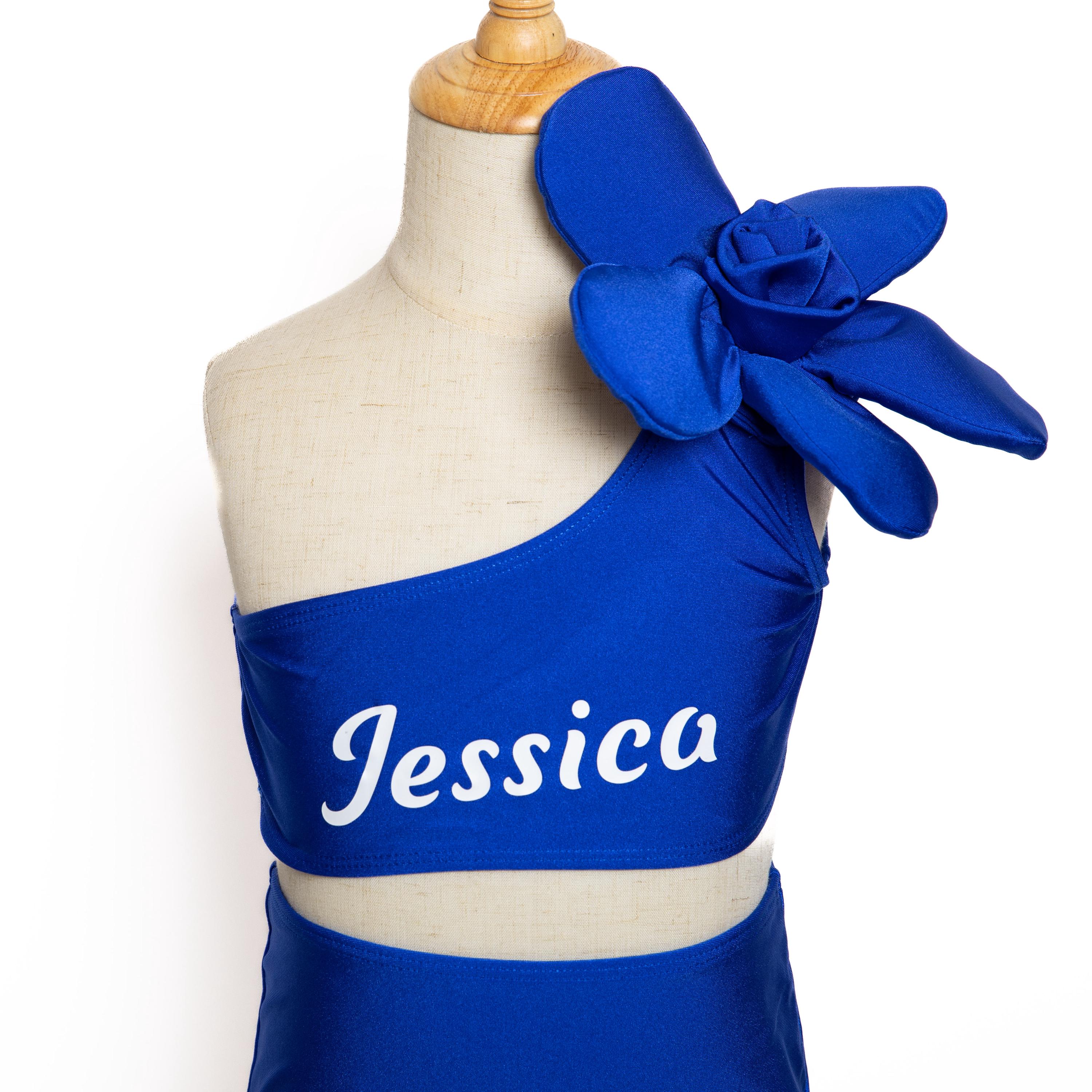 Personalized Flowers Bikini for Girls, Custom Flower Swimwear, Fashion ...