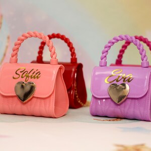 Personalized Bag, Kids Mini Shoulder Bag, Toddler Purse, Little Girl ...