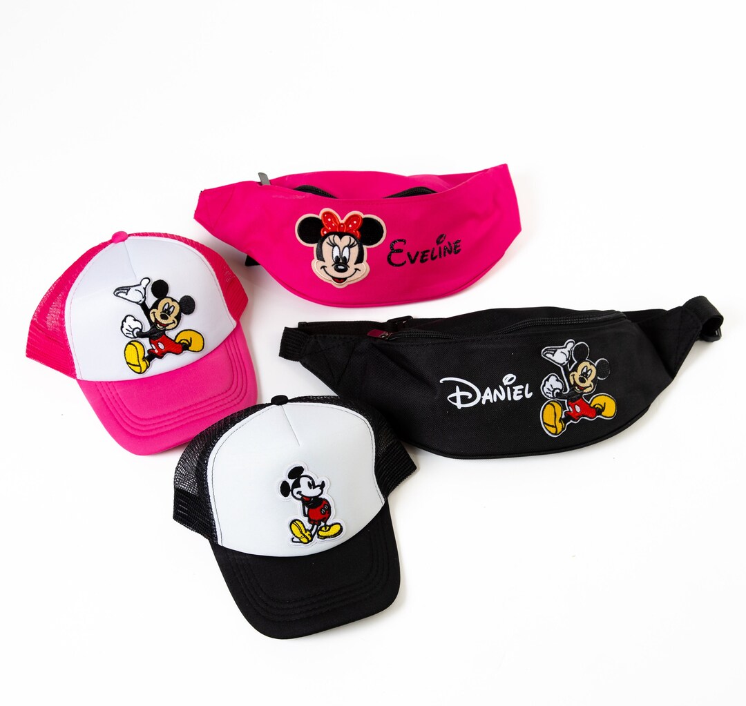 Personalized Kids Fanny Pack and Cap, Kids Belt Bag With Cartoon ...