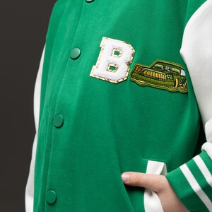 Personalized Kids Varsity Jacket: Custom Patches Bomber Jacket for ...