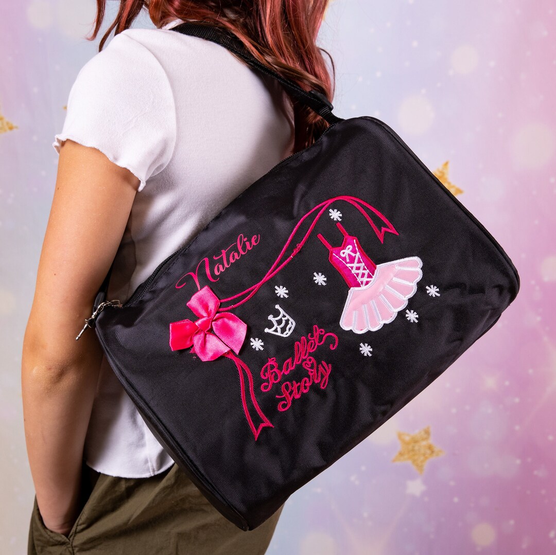 Girls Dance Duffle Bag, Ballet Dancer Bag, Kids Small Ballet Duffle ...
