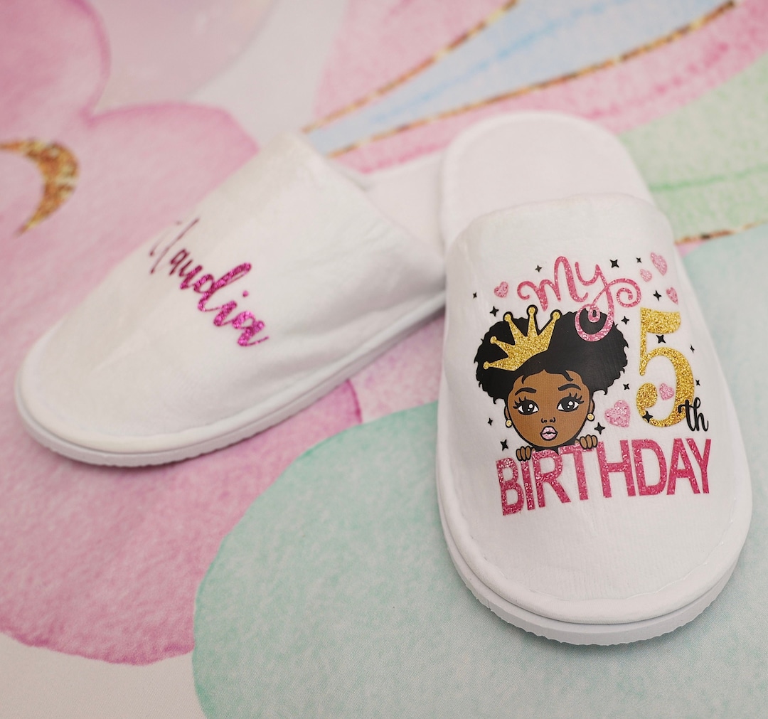 It's My Birthday Spa Slippers, Birthday Spa Party Slippers, Birthday ...