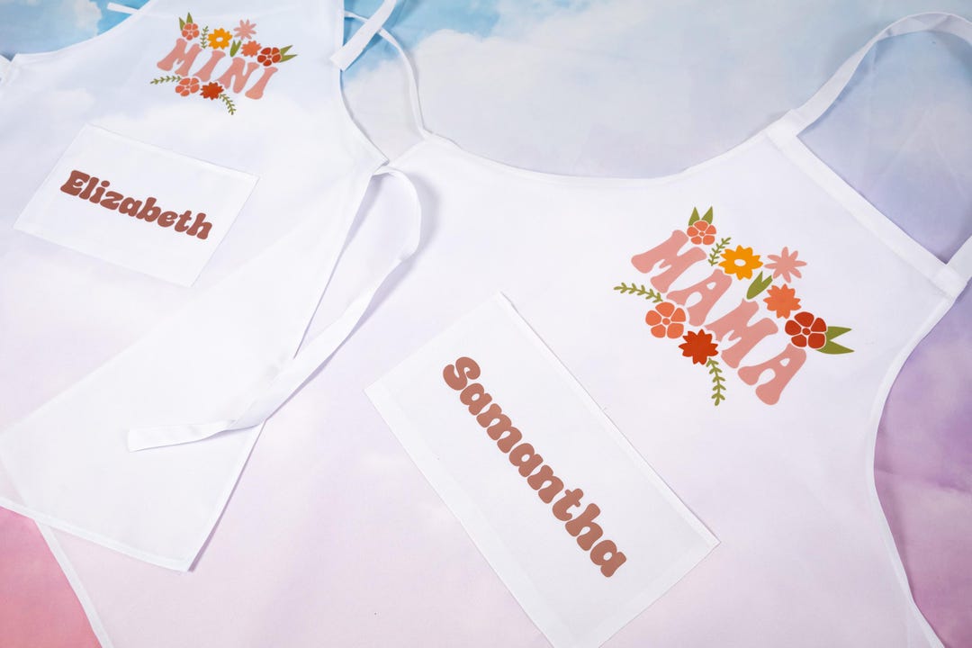 Mommy and Mini Apron, Custom Aprons, Mommy and Me Aprons, Aprons for ...