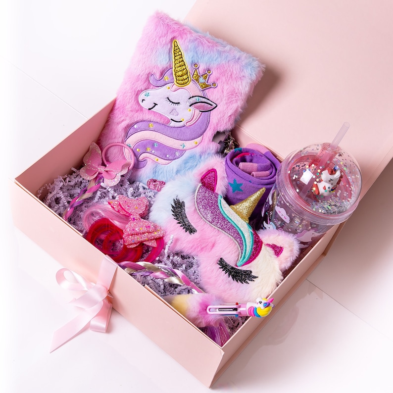 Custom Unicorn Gift Box: Diary, Tumbler & Sleep Mask - Etsy