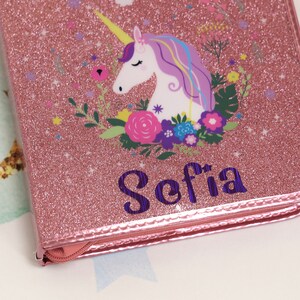 Sparkling Unicorn School Supplies, Custom Unicorn Pencil Case Set, Kids ...