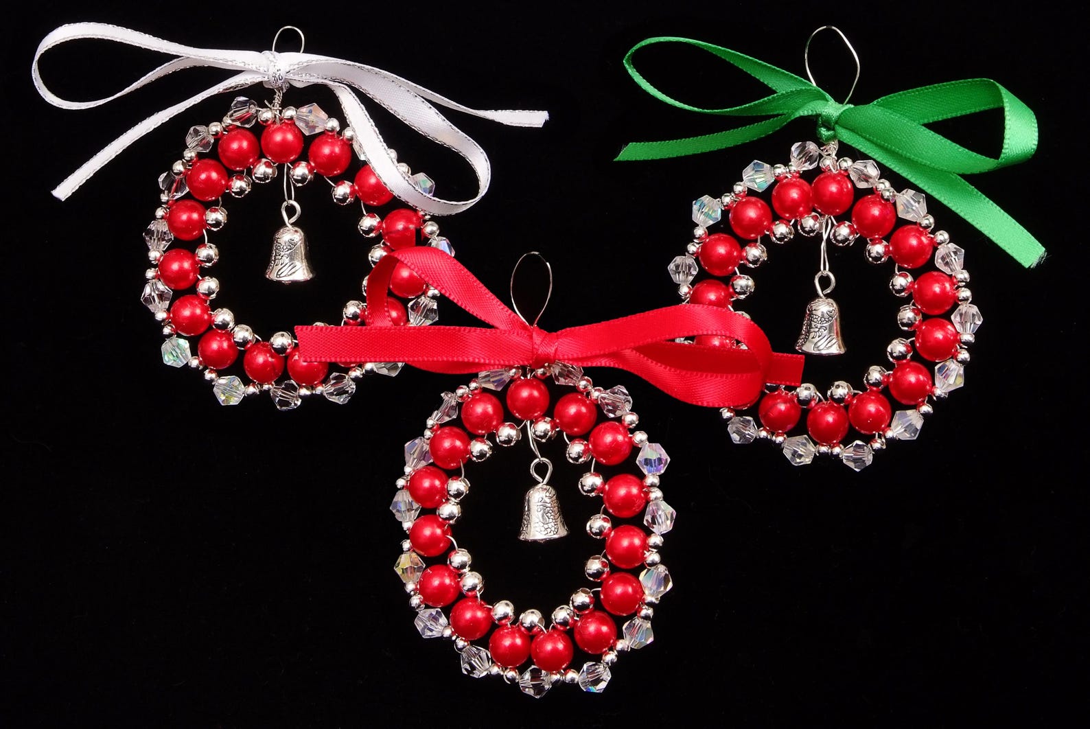 Pearl Wreath With Silver Accents - Etsy