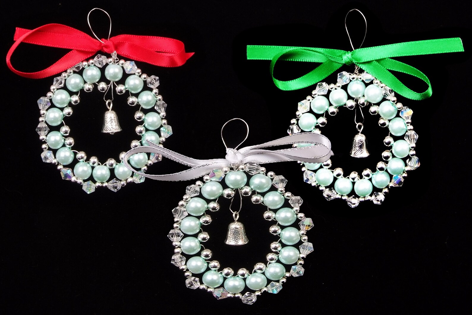 Pearl Wreath With Silver Accents - Etsy