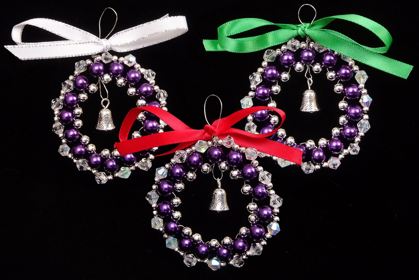 Pearl Wreath With Silver Accents - Etsy