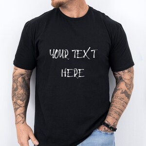 Custom Text Shirt, Custom Text Tshirt, Personalized Shirt, Personalized ...
