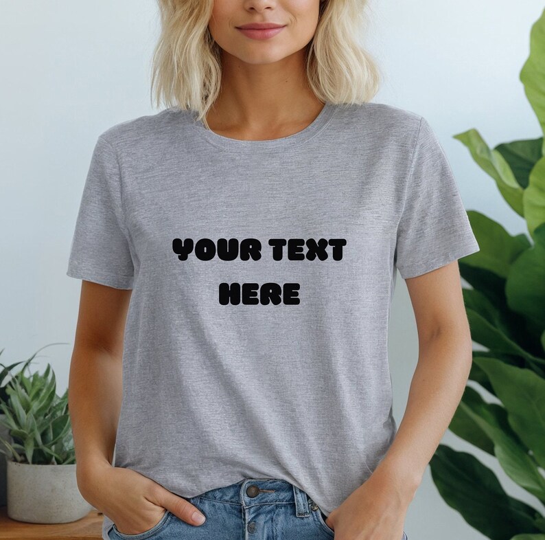 Custom Text Shirt, Custom Text Tshirt, Personalized Shirt, Personalized ...