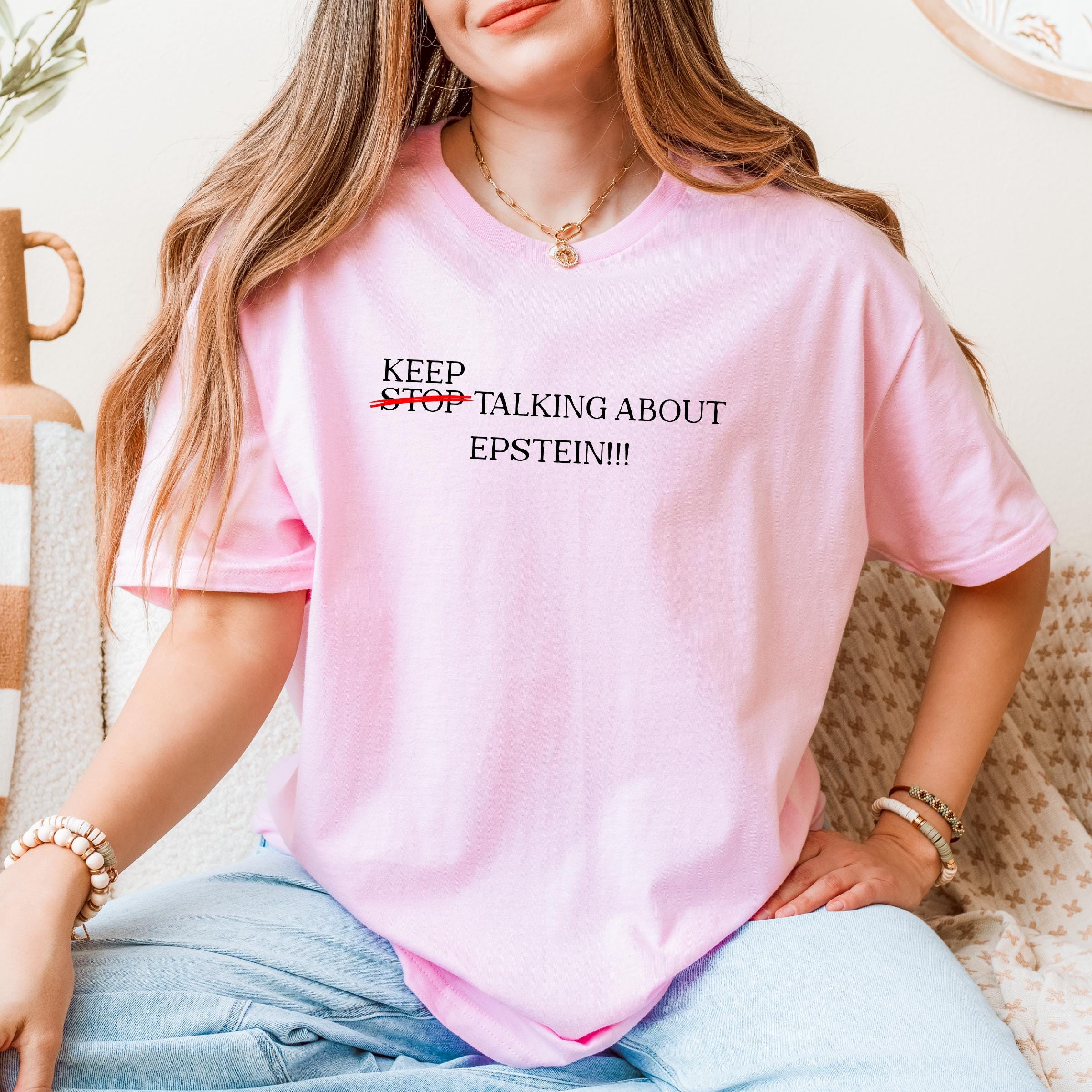 Anti Trump Shirts, Jeffrey Epstein Guest List T-shirt, Keep Talking ...