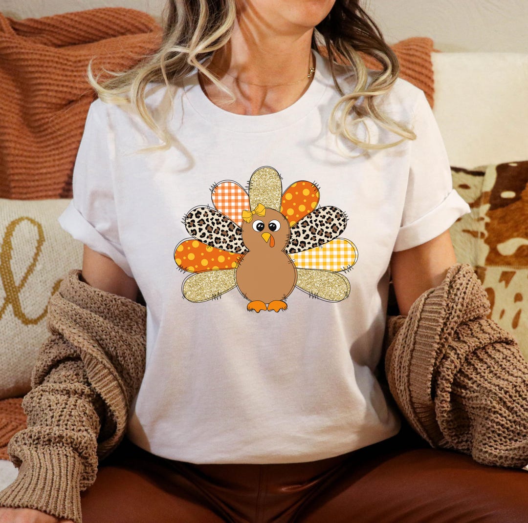 Thanksgiving Turkey Shirt, Cute Turkey Shirt, Family Thanksgiving Shirt ...