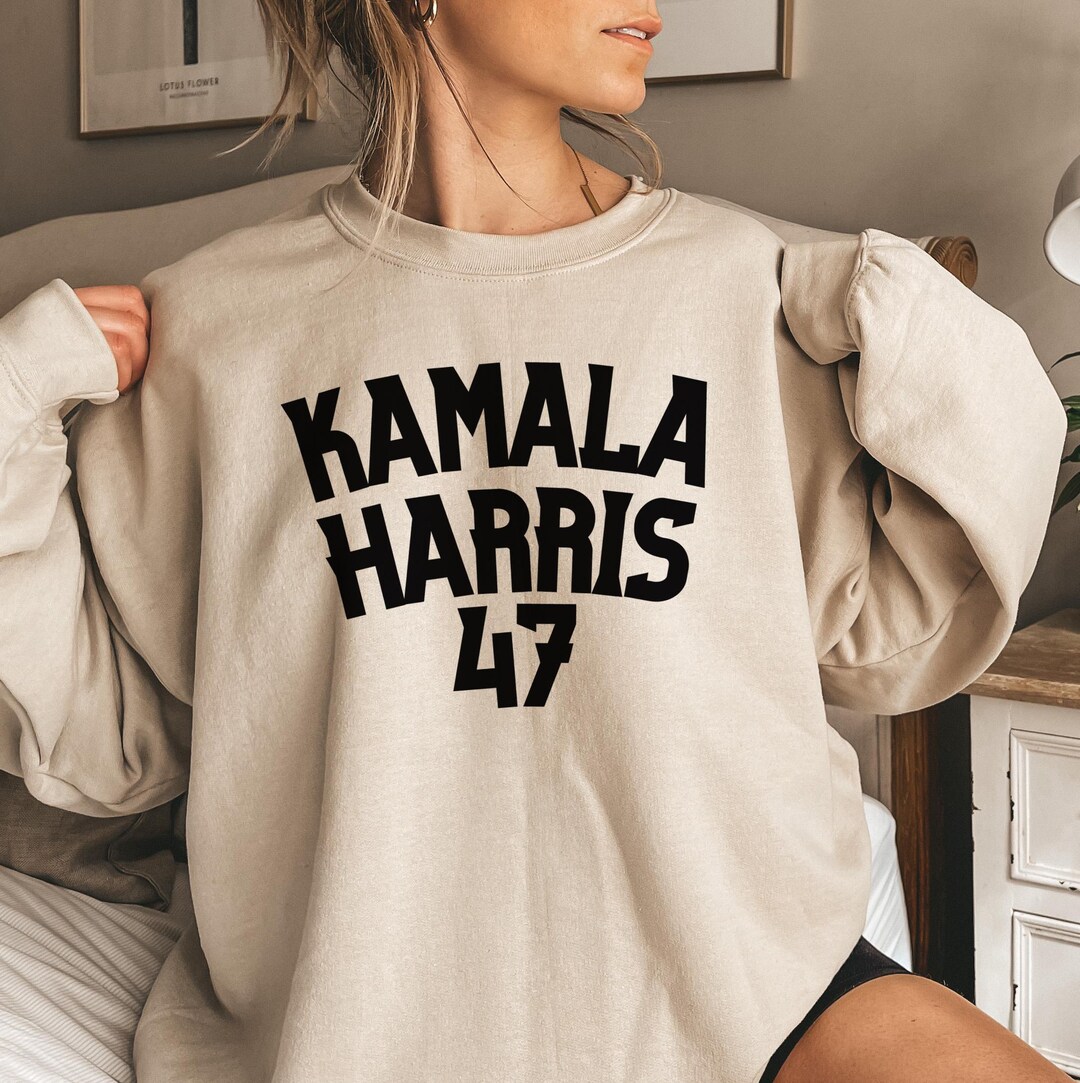 Kamala Harris Sweatshirt, Harris 2024 Sweatshirt, Kamala Harris 47 ...