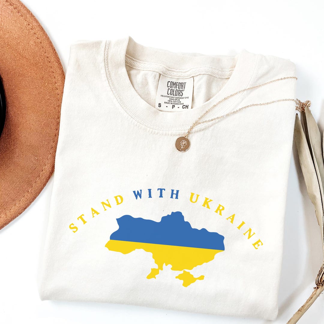 Comfort Colors® Stand With Ukraine Shirt, Anti Trump Shirt, Ukraine ...