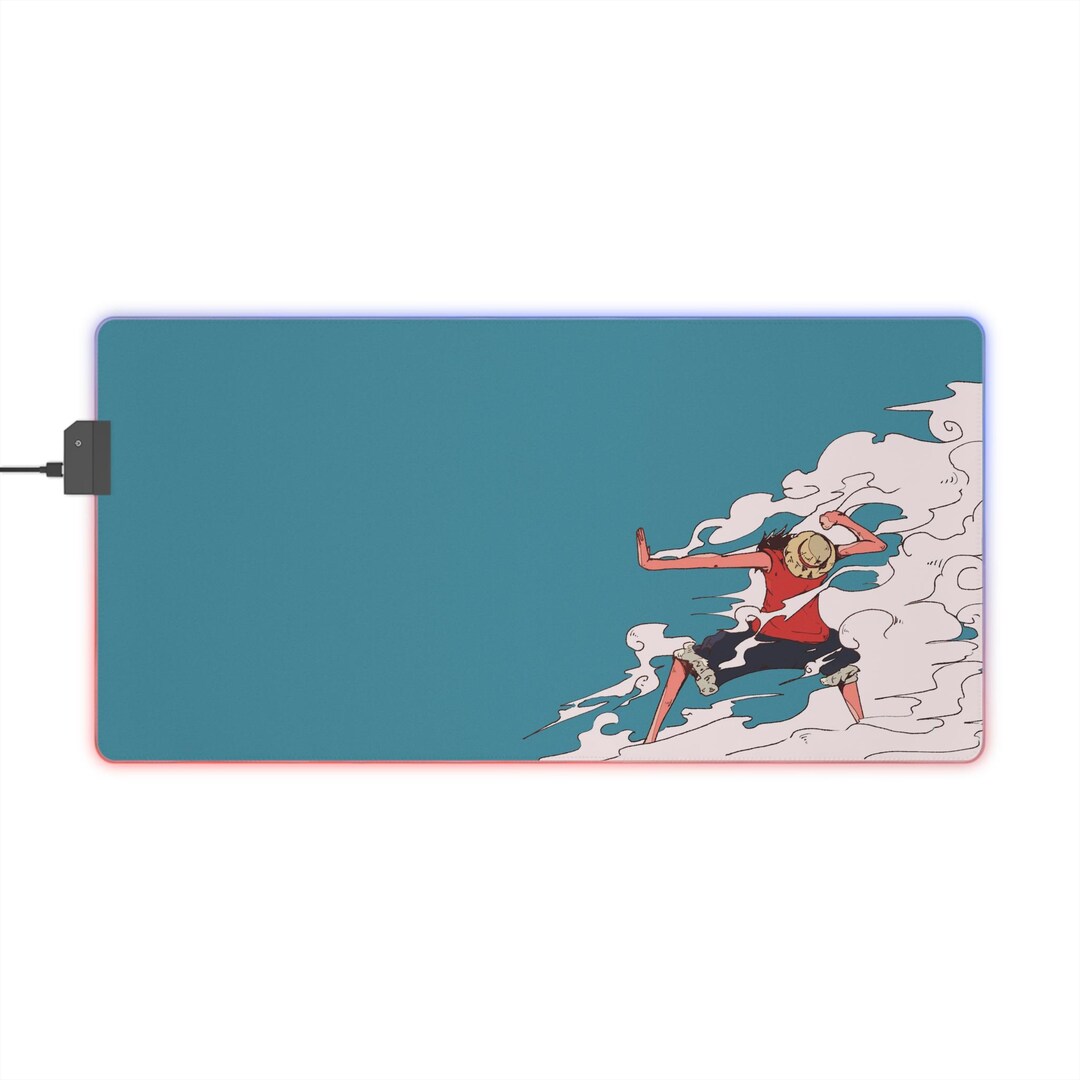 One Piece LED Mouse Pad, Office, Desk, One Piece, One Piece Gift, Manga ...