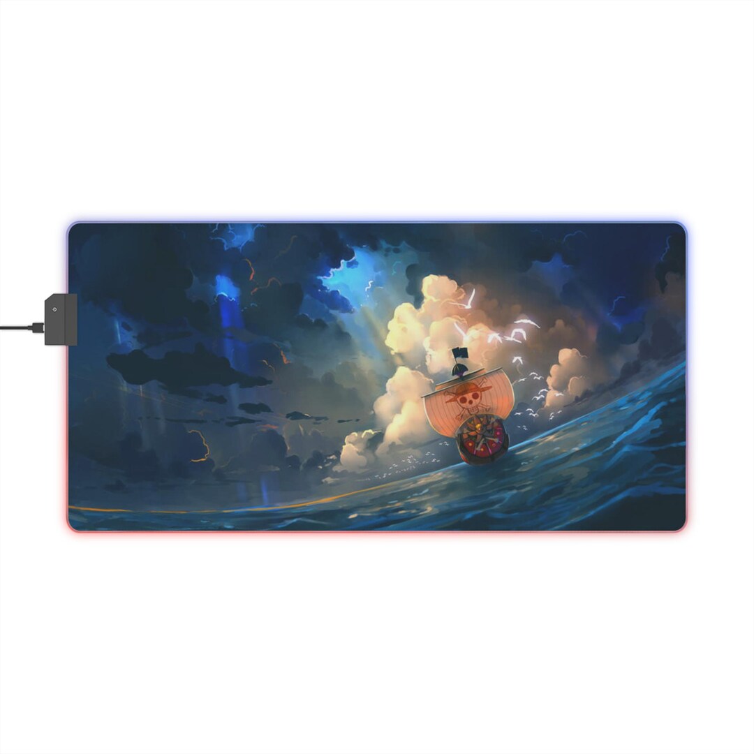 One Piece LED Mouse Pad, Office, Desk, One Piece, One Piece Gift, Manga ...