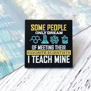 Chemistry, Biology, Computer Science Enamel Pin, STEM Badge Pin, Lapel ...