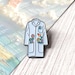 White Coat Science Lab Enamel Pin, Doctor Biologist Scientist Badge Pin ...