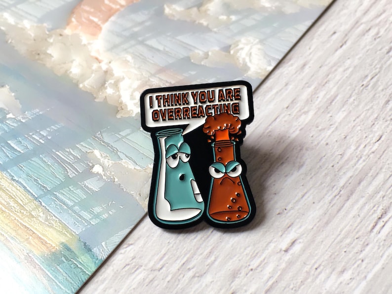 Chemistry Science Enamel Pin, STEM Badge Pin, Lapel Pin, Collar Pin ...
