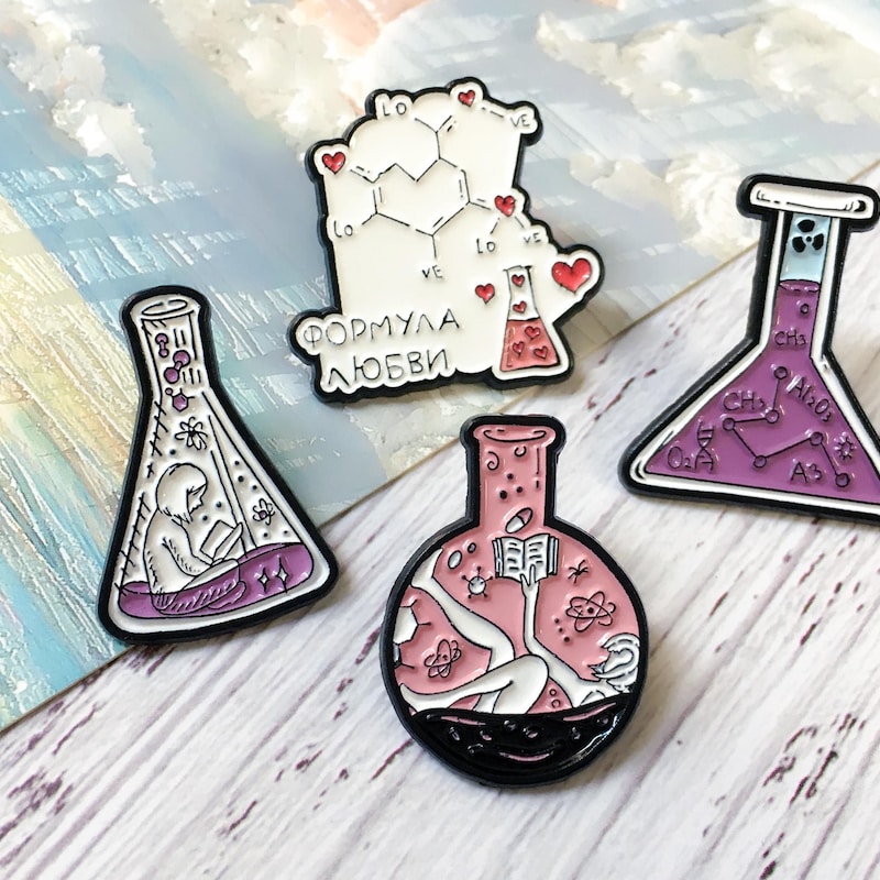 Chemistry Enamel Pin - Etsy