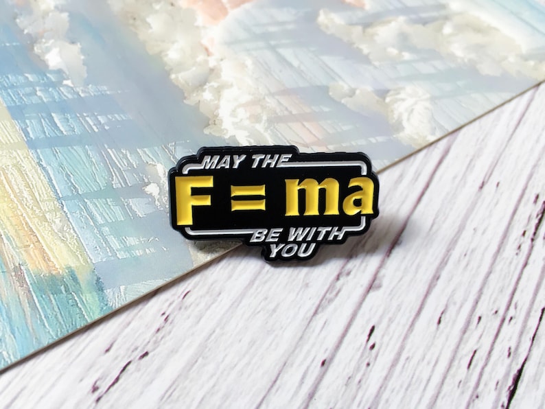 Physics Science Enamel Pin, Science Teacher Badge Pin, Lapel Pin ...