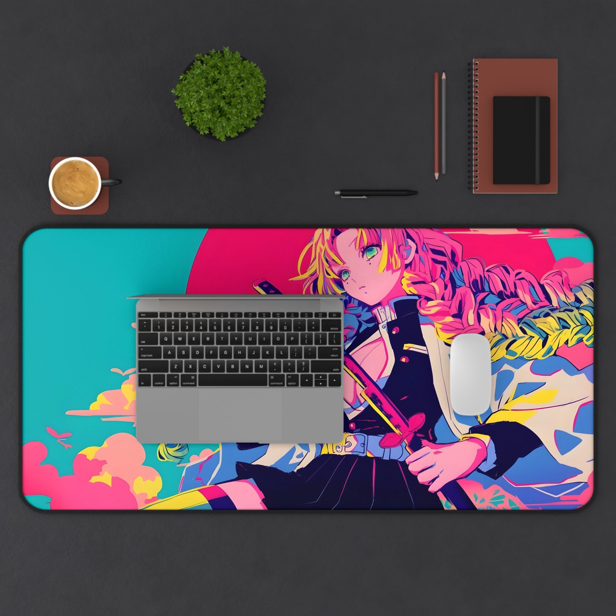Demon Slayer Desk Mat, Anime Desk Mat, Large Desk Mat, Perfect Gift ...