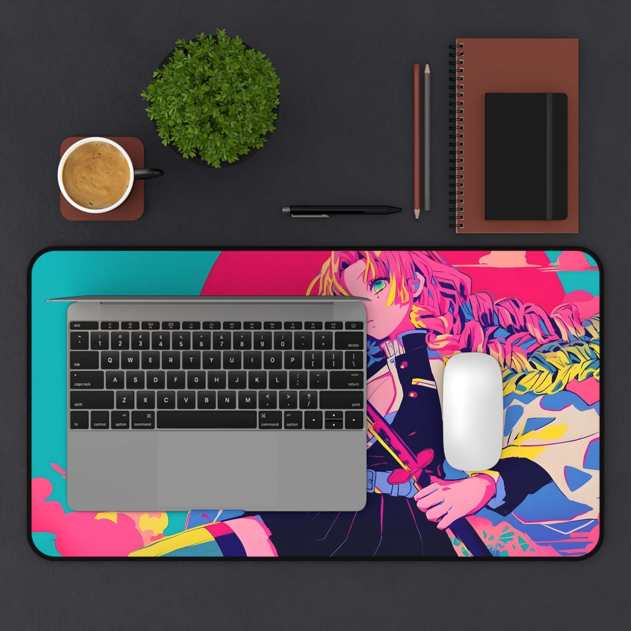 Demon Slayer Desk Mat, Anime Desk Mat, Large Desk Mat, Perfect Gift ...